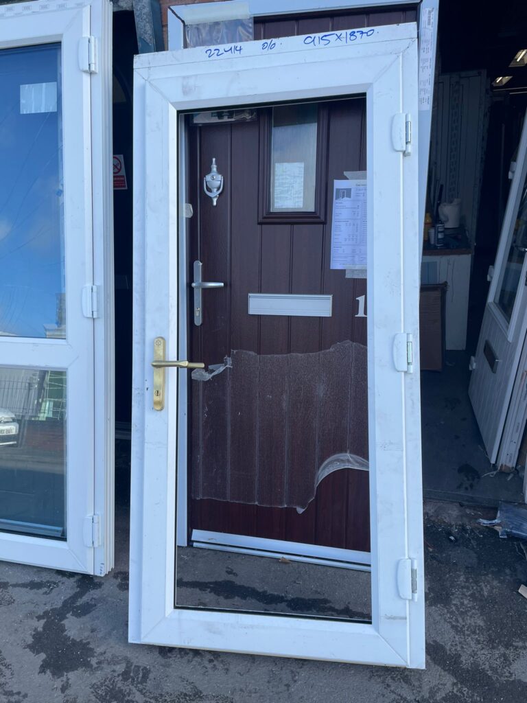 Black Upvc Door 880 X 2045 mm - DOORS 4U