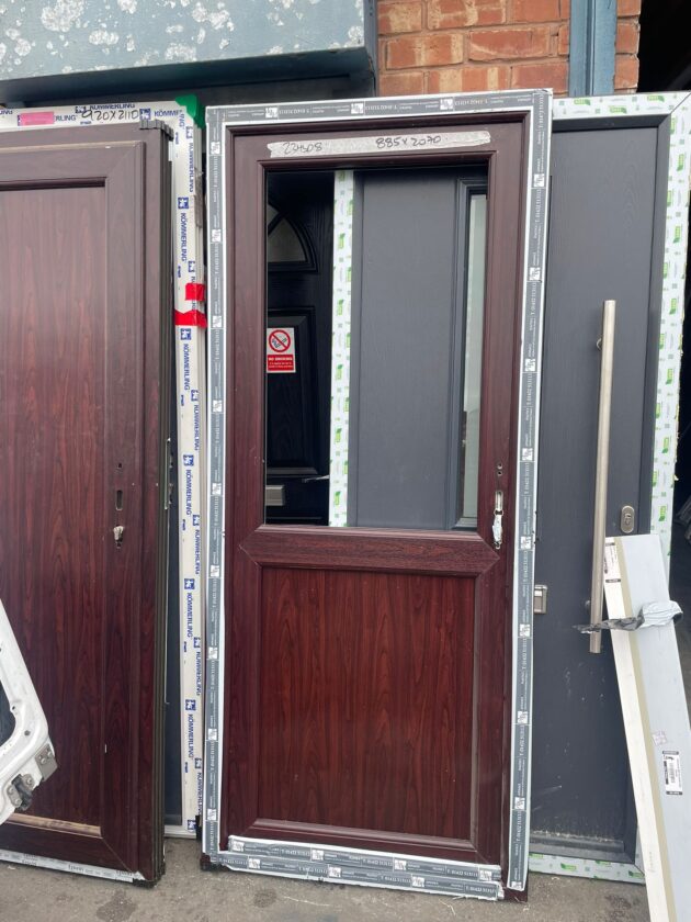 Black Upvc Door 880 X 2045 mm - DOORS 4U