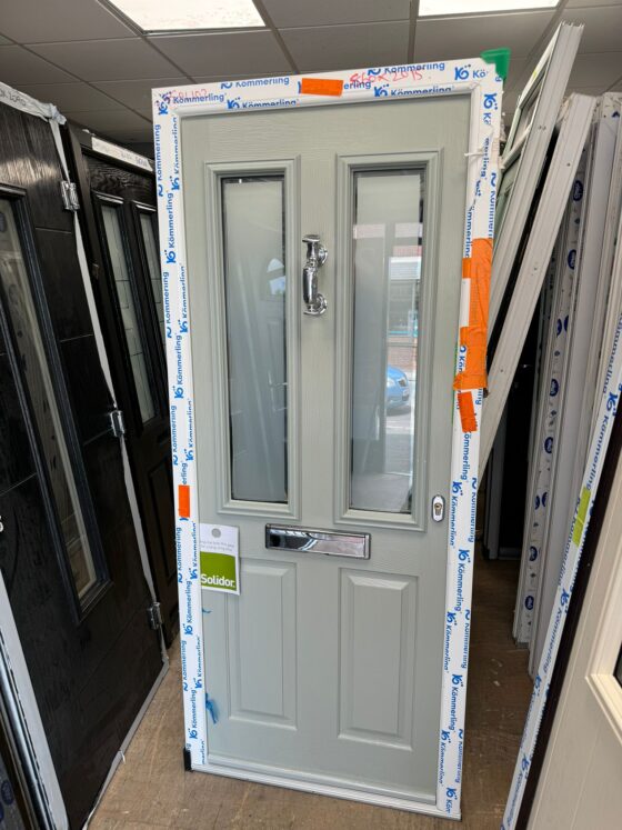 Agate Grey Composite Traditional Solidor Door 860 x 2015 mm 24SOL102 ...