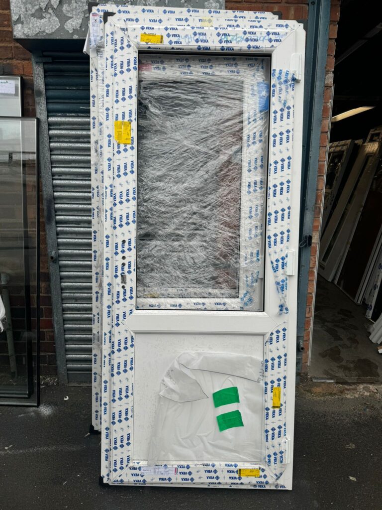 White Upvc Door 920 x 2200 mm 24HC01 - DOORS 4U