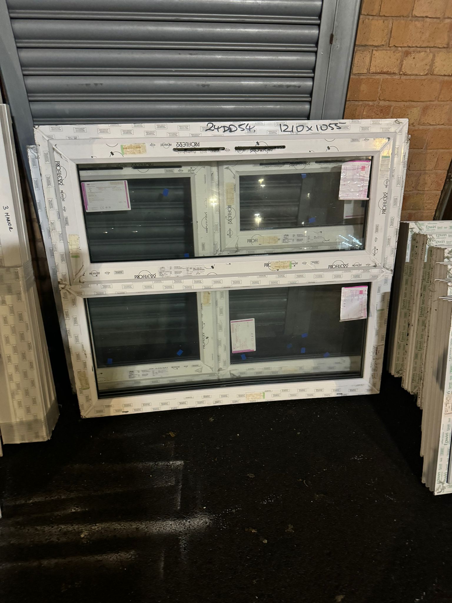 White Upvc Window 1210 X 1055 mm 24DD54 - DOORS 4U