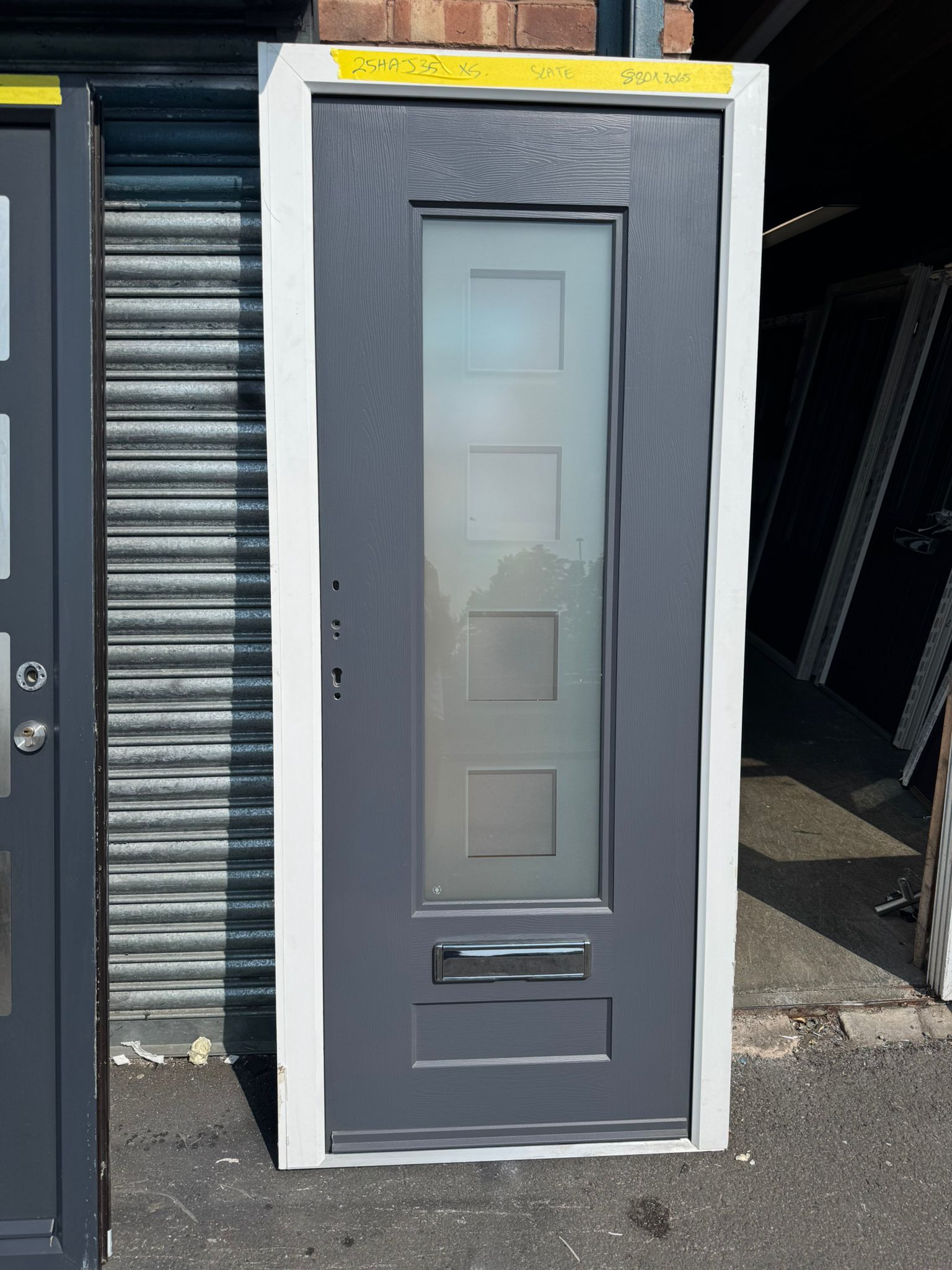 Ex-Showroom Slate Grey Composite Modern Door 880 x 2065 mm 25HAJ35 ...