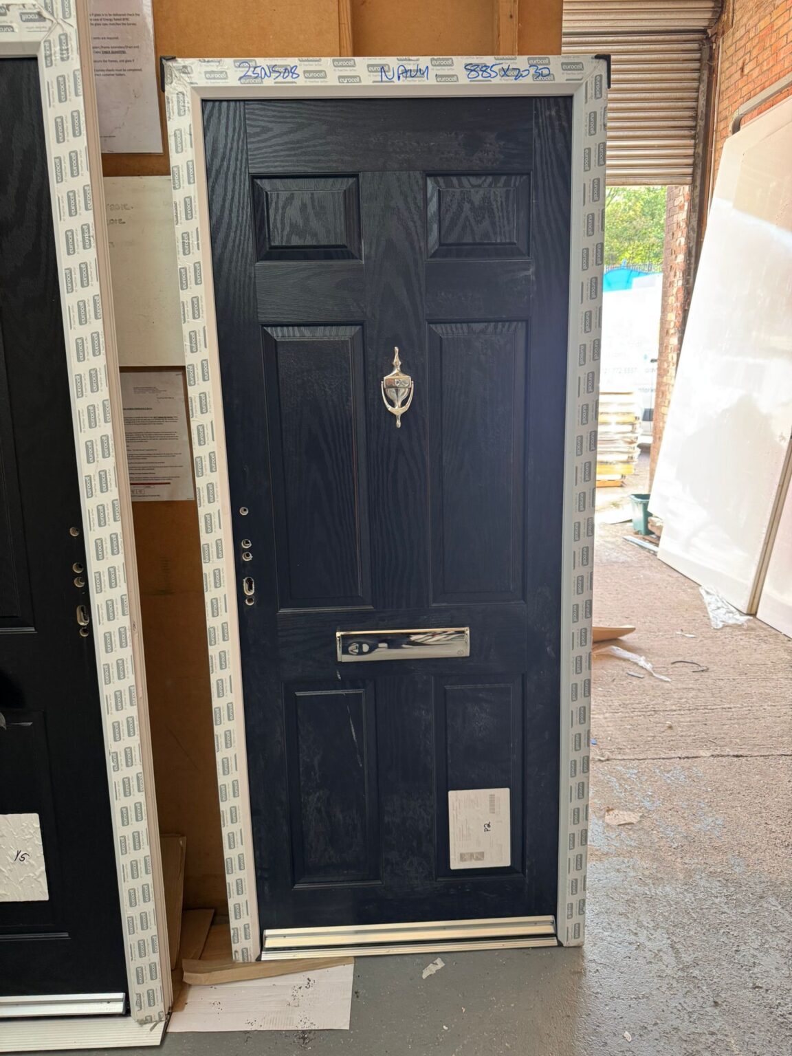 Navy Blue Composite Traditional Door 885 x 2030 mm 25NS08B - DOORS 4U