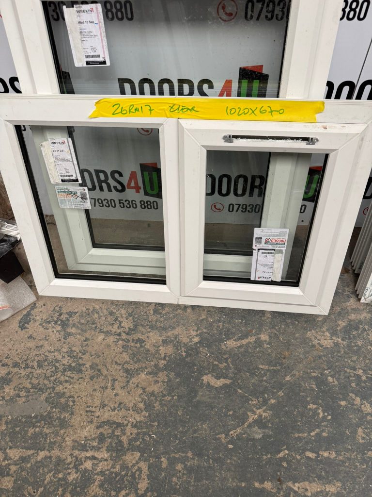 White Upvc Window 1020 X 670 mm 26RM17 - DOORS 4U