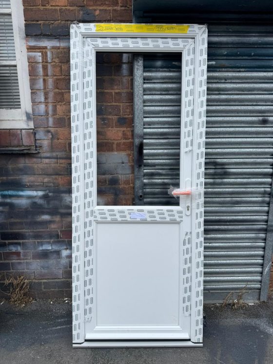 White Upvc Door 855 x 2075 mm 26WNKJ02 - DOORS 4U